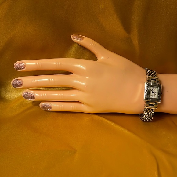 Brighton | Accessories | Brighton Salina Watchsilver With Metal Mesh ...